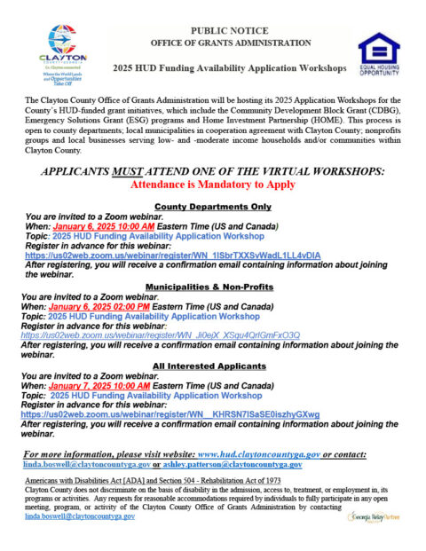 Grants - Clayton Grants